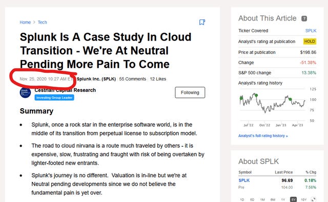 The Quiet Storm - Splunk Is A Wharton Case Study In The Making.